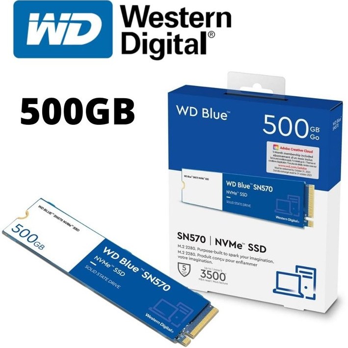SSD وسترن دیجیتال مدل Blue SN570 ظرفیت 500 گیگابایت – هاردشاپ